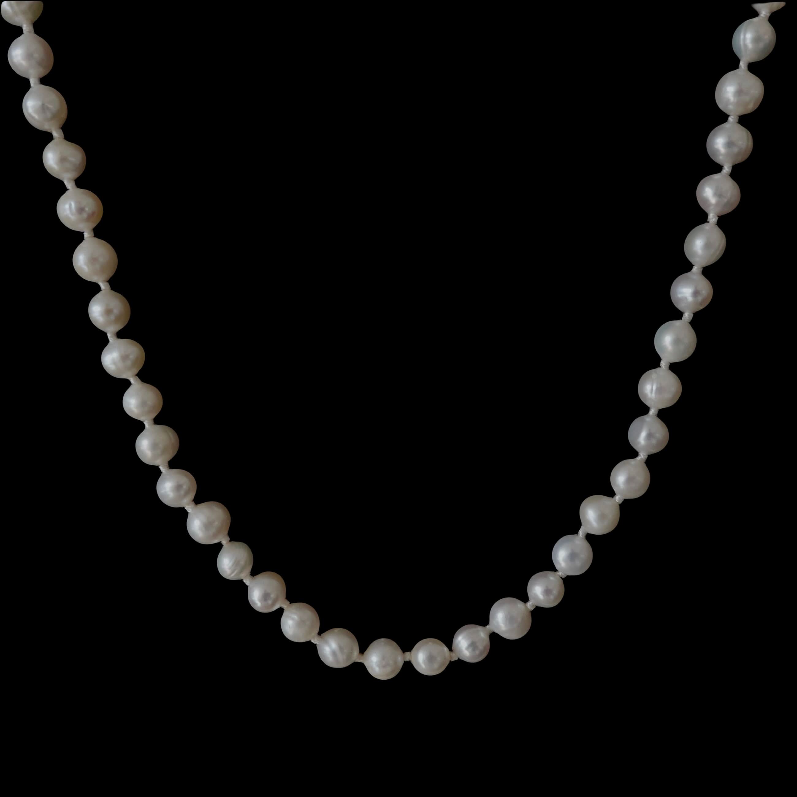 Water pearl necklace store